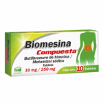 BIOMESINA COMPUESTA TABS C/10 10/250MG BUTILHIOSCINA/METAMIZOL ...
