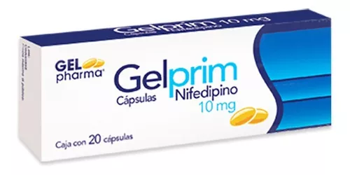 GELPRIM C/20 CAPS NIFEDIPINO 10MG 7502227425039 – Distribuidora DISA