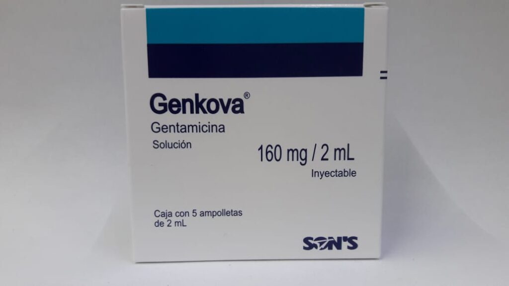 GENKOVA GENTAMICINA 160MG/2ML 7502001161368 – Distribuidora DISA