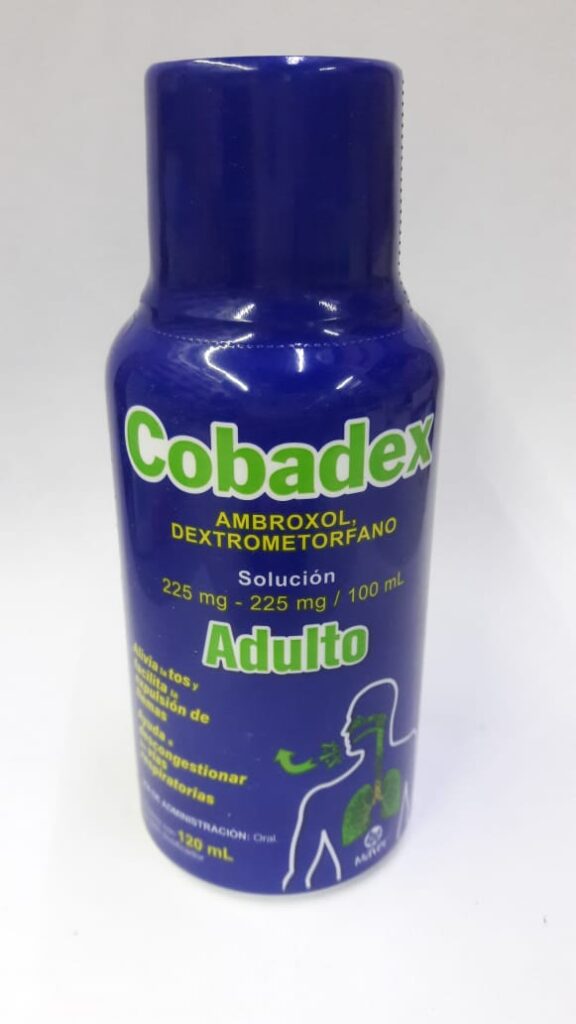 COBADEX ADULTO AMBROXOL/DEXTROMETORFANO 7502009740268 – Distribuidora DISA