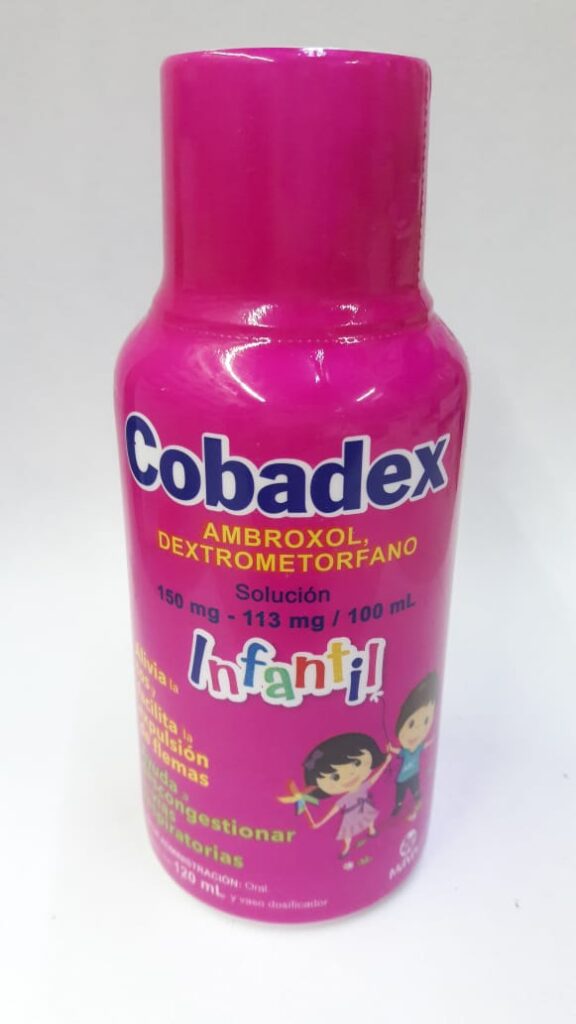 COBADEX INFANTIL AMBROXOL/DEXTROMETORFANO 7502009740275 – Distribuidora ...