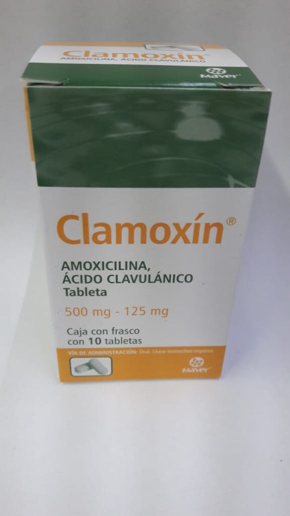 CLAMOXIN AMOXICILINA/AC.CLAVULANICO 500MG/125MG C/10TABS 7502009740992 ...