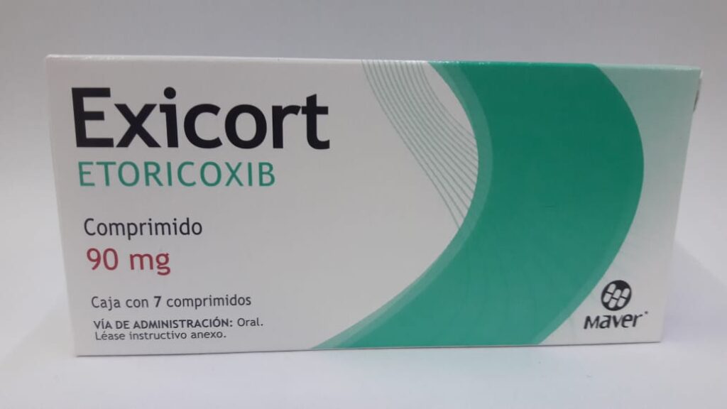 EXICORT ETORICOXIB 90MG C/7 COMPRIMIDOS 7502009746482 – Distribuidora DISA