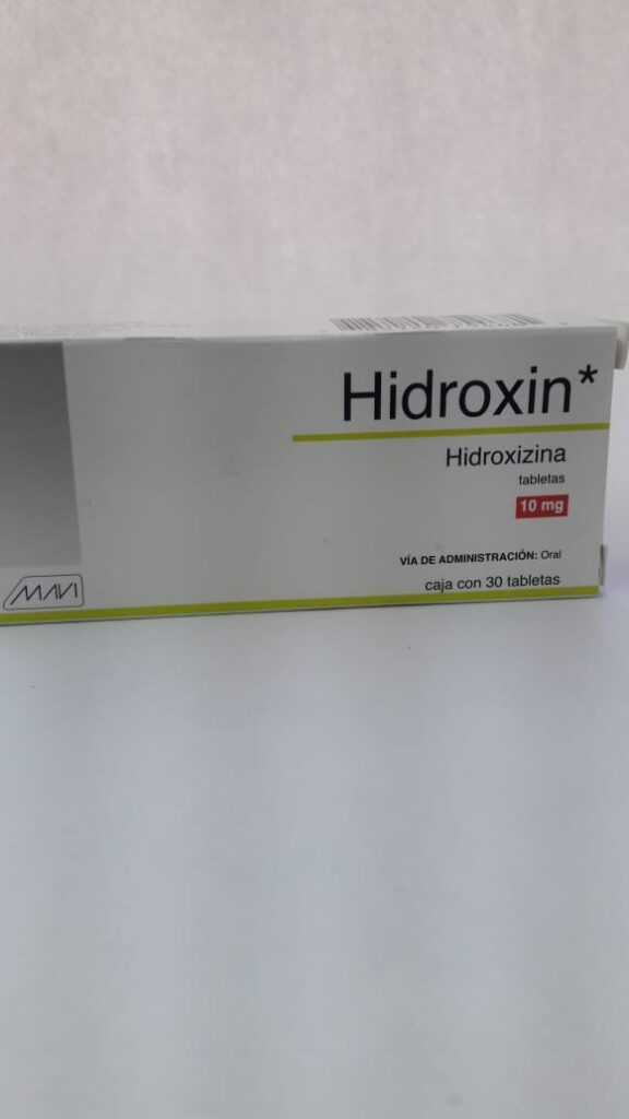 HIDROXIN HIDROXIZINA 10MG C/30 TABS 785120754681 – Distribuidora DISA