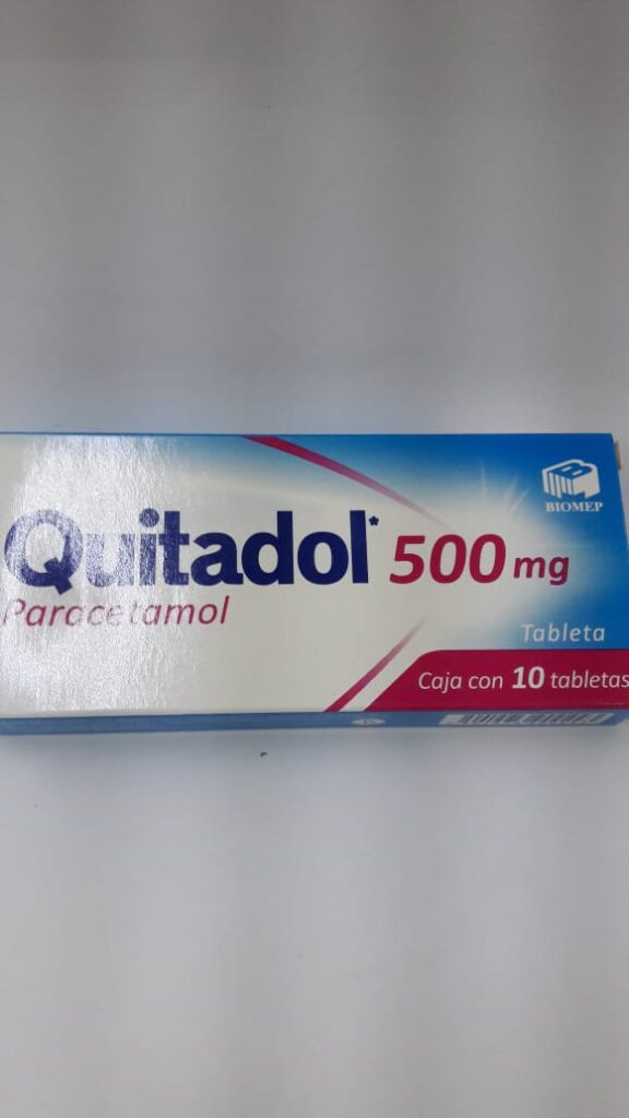 QUITADOL PARACETAMOL 500MG C/10 TABS 7501573900443 – Distribuidora DISA