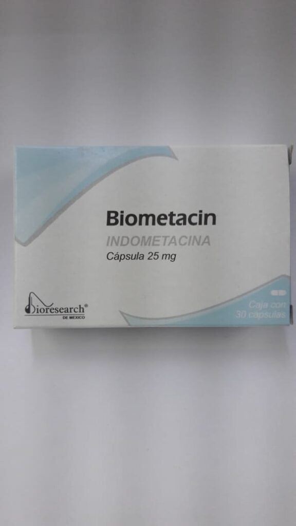 BIOMETACIN INDOMETACINA 25MG C/30 CAPSULAS 75016784 – Distribuidora DISA