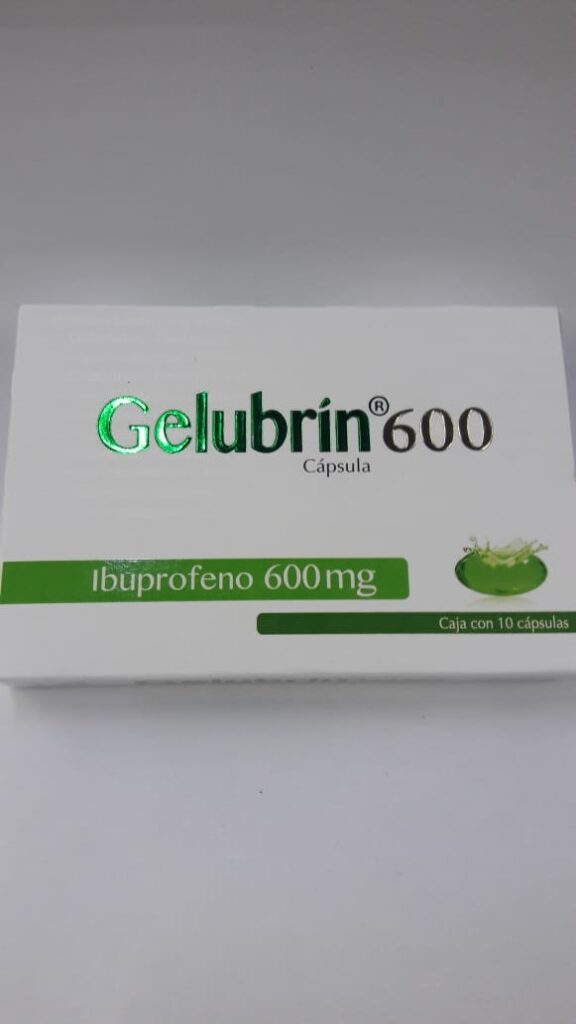 GELUBRIN IBUPROFENO 600MG C/10 CAPSULAS 7503027446279 – Distribuidora DISA