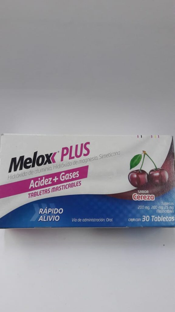 MELOX PLUS CEREZA C/30 TABLETAS MASTICABLES 7501165002906 ...