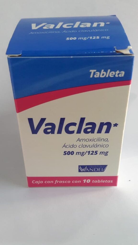valclan amoxicilina/acdo clav. 500mg/125mg c/10 tabletas 7503001007199 ...