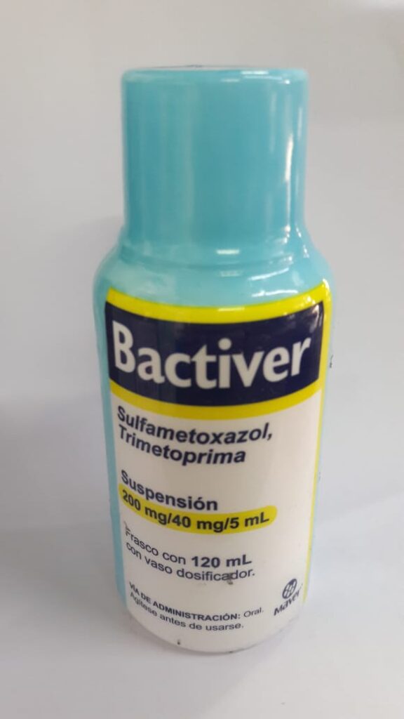 BACTIVER SULFAMETOXAZOL/TRIMETOPRIMA 200MG/40MG 120ML 7503000422511 ...