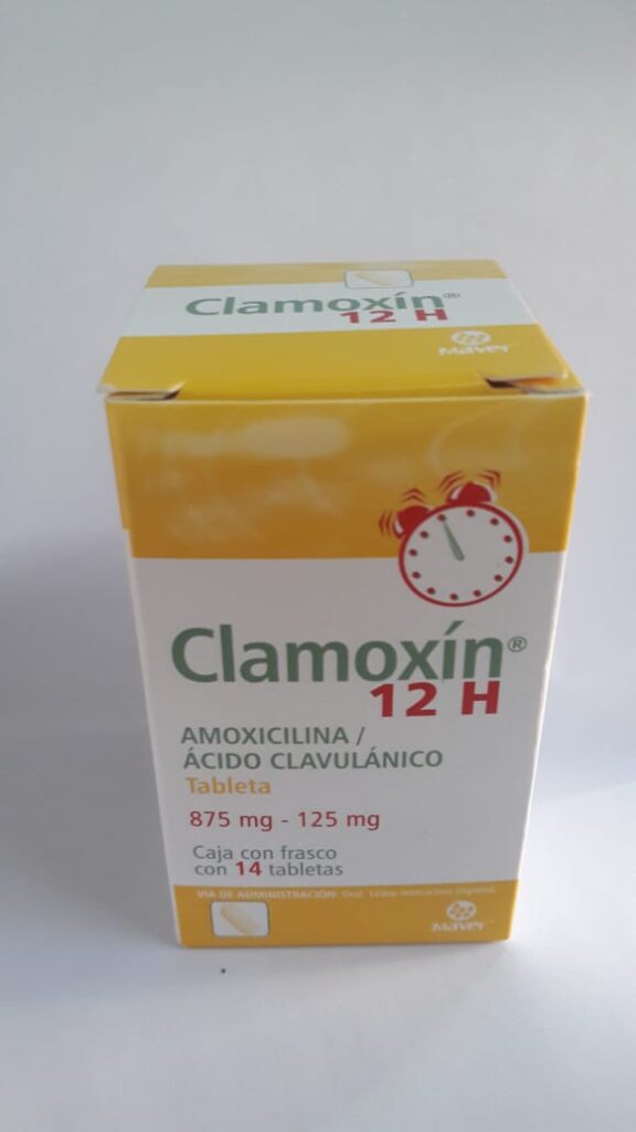 CLAMOXIN AMOXICILINA/AC. CLAVULANICO 875MG/125MG C/14 TABLETAS ...