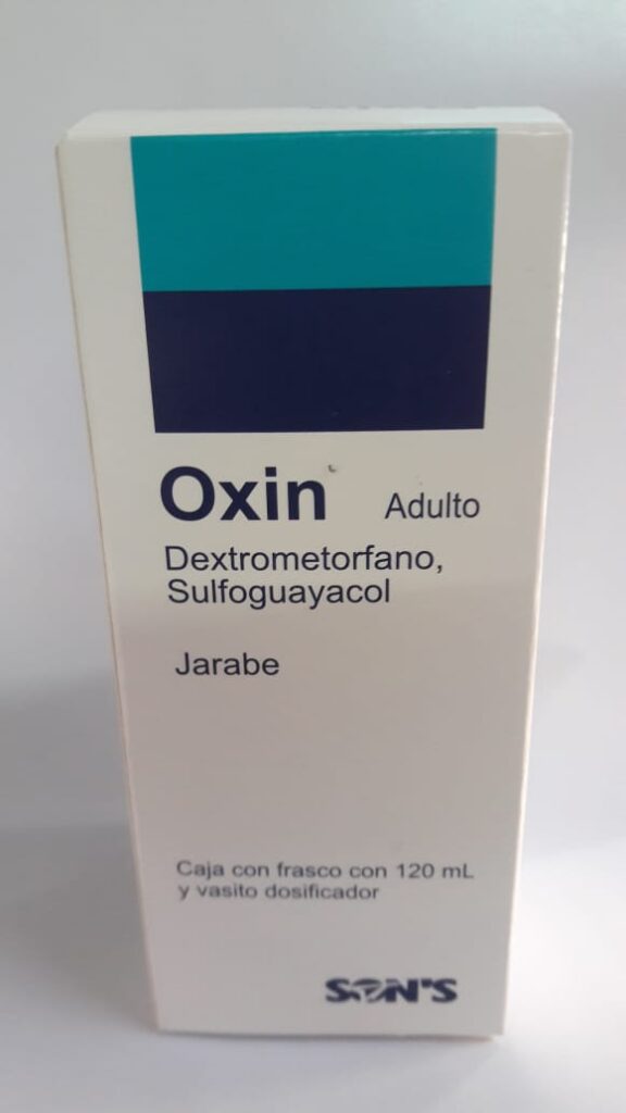 OXIN DEXTROMETORFANO/SULFOGUAYACOL JARABE ADULTO 120ML 7502001163065 ...