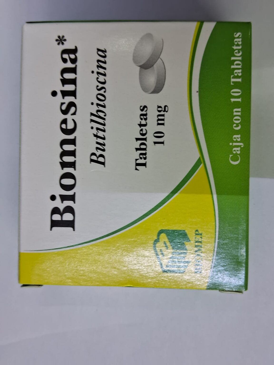 BIOMESINA BUTILHIOSCINA 10MG C/10 TABLETAS 7501573900535 ...