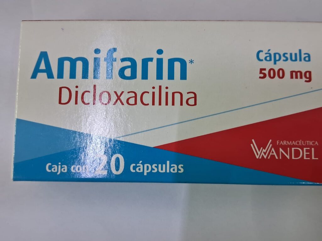 AMIFARIN DICLOXACILINA 500MG C/20 CAPSULAS 7503001007113 ...
