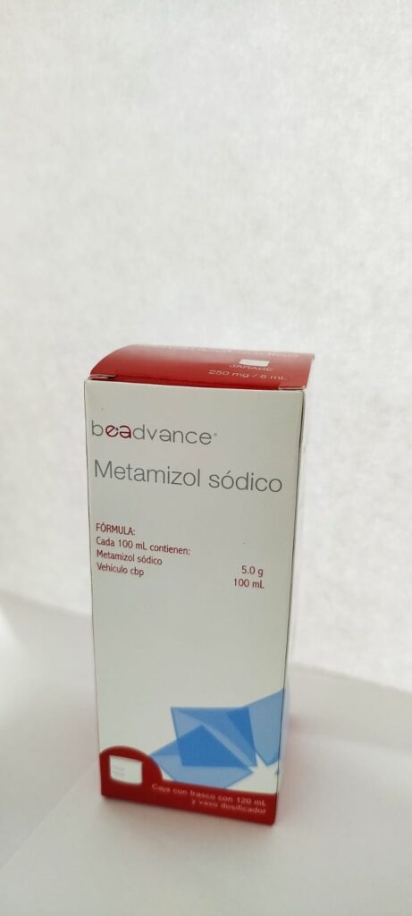 METAMIZOL SODICO JARABE 250MG/5ML BEADVANCE 7501342804330 ...